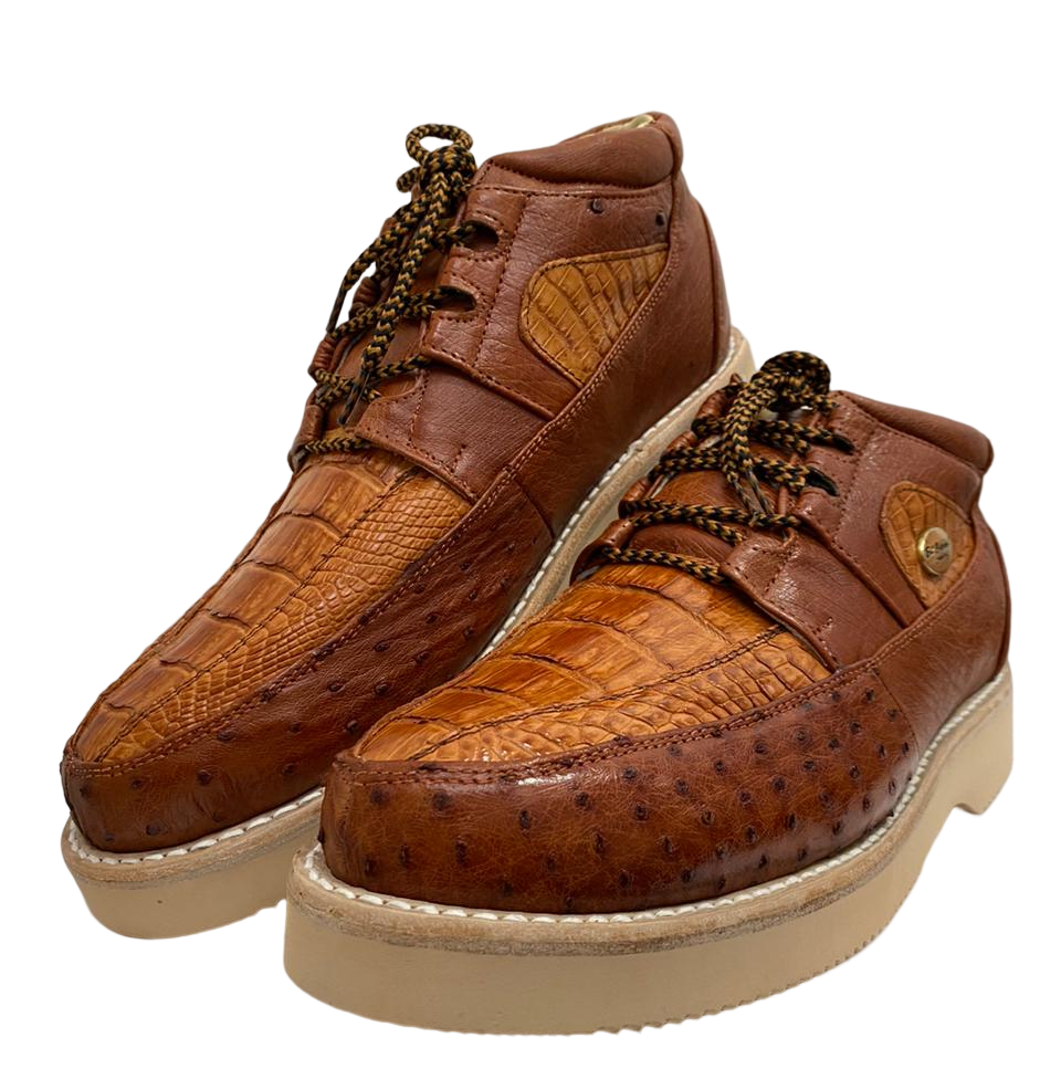 As Boots | Pajal shoes classic ostrich with alligator skin