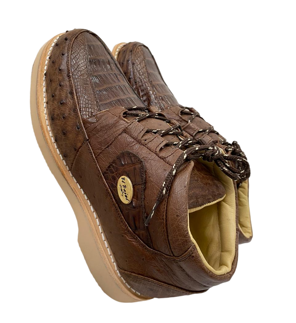 As Boots | Pajal shoes classic ostrich with alligator skin