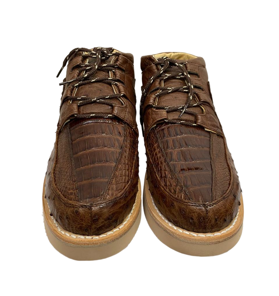 As Boots | Pajal shoes classic ostrich with alligator skin